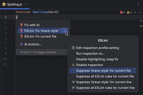 ESLint IntelliJ IDEA 文档