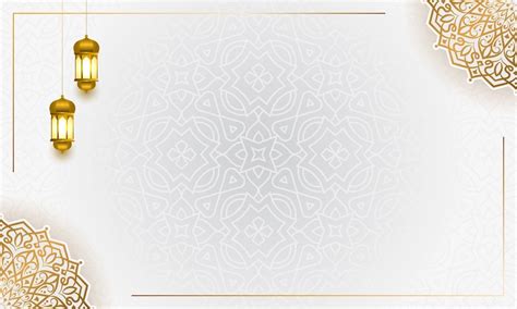 Premium Vector Luxury White Pattern Ramadan Kareem Eid Mubarak