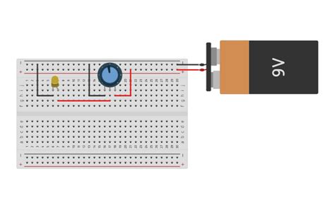 Circuit Design Potentiometer Tinkercad