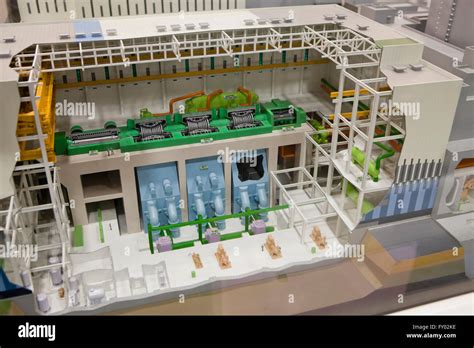 Scale Model Of Advanced Power Reactor 1400 Apr1400 Nuclear Stock