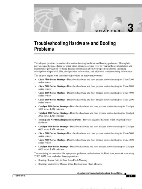 Troubleshooting Hardware And Booting Problems Cisco Product Pdf
