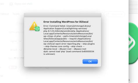 Unable To Install New Site Support Local Community