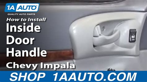 How To Replace Inside Door Handle 00 05 Chevy Impala YouTube