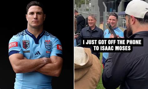 Nsw Blues Star Mitchell Moses Is Hilariously Stitched Up After Recent