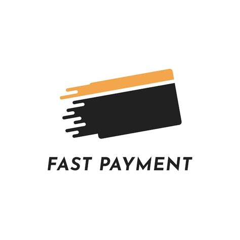 Premium Vector Fast Payment Logo Design Creative Idea