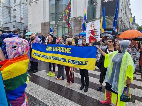 I Am Pride To Be On First Pride March In Kyiv Since Russian Invasion