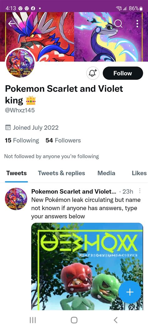 Pokemon Scarlet And Violet Leaks On Twitter This Guys A Copy Cat Https T Co Vpdozw Dyk