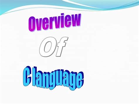 First Program Of C Complete Explanation Pdf