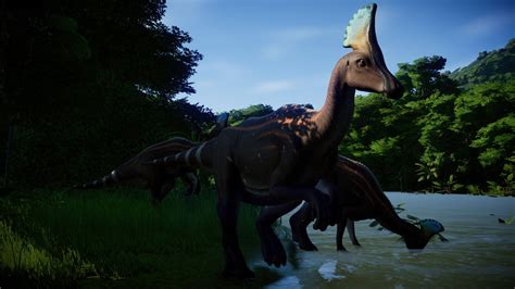 Jurassic World Evolution Olorotitan 02 By Kanshinx3 On Deviantart