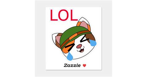 Lol Emoji Sticker Zazzle