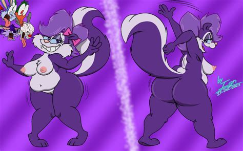 Rule 34 Ass Ass Focus Big Butt Breasts Buster Bunny Cartoon Chubby Female Fifi La Fume Furry