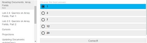 M001 Mongodb Basics Qanda Quiz Labs And Final Exam