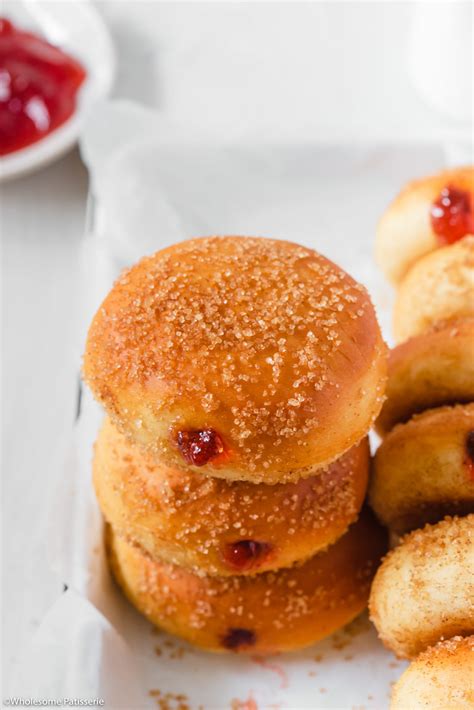 Baked Jam Donuts Wholesome Patisserie