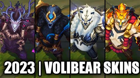 All Volibear Skins Spotlight 2023 League Of Legends Youtube