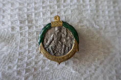 INSIGNE COLONIAL 3 RIC régiment infanterie coloniale debout les morts