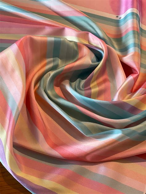 Rainbow Colors Silky Satin You Can Make A Soft Silky Flight Combination