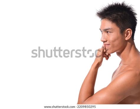 Handsome Sexy Man Posing Shirtless On Stock Photo Shutterstock