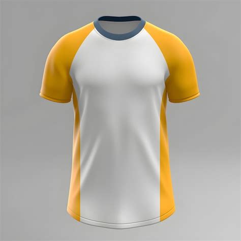 Free Photo Yellow White Tshirt Mockup