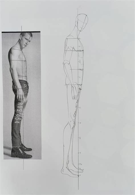 Side View Figure Analysis Male In 2025 Fashion Illustration Sketches