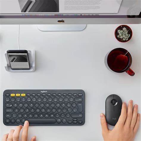 Logitech K380 Pebble Multi Device Bluetooth Keyboard Windows Mac