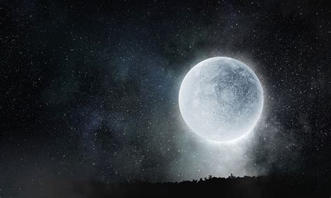 月亮与星空素材 月亮与星空图片 月亮与星空素材图片下载 觅知网