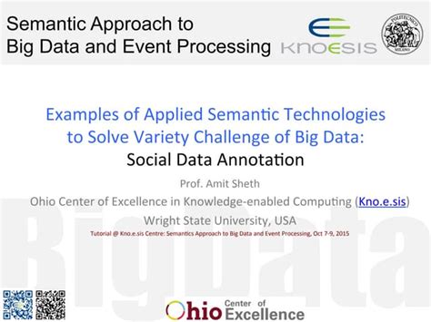 examples of applied semantic technologies social data annotation ppt