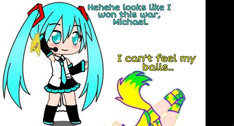 Hatsune Miku Vs Michael Wedgie War By Redlikegreenday On Deviantart