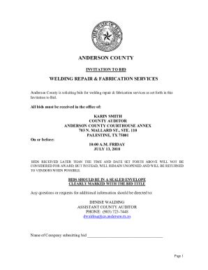 Fillable Online Requests For Bids Proposals And Qualifications Fax