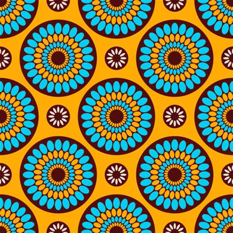 African Circular Pattern Illustrations Royalty Free Vector Graphics