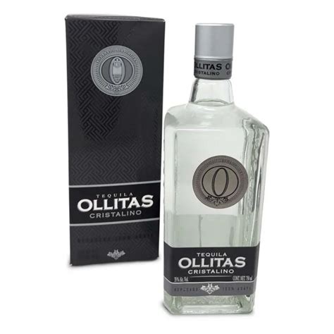 Tequila Ollitas Reposado Cristalino 750 Ml Sabor Suave