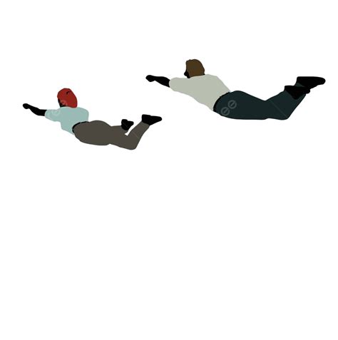 Superhero Couple In Static Pose Silhouette Macho Comic Woman Vector