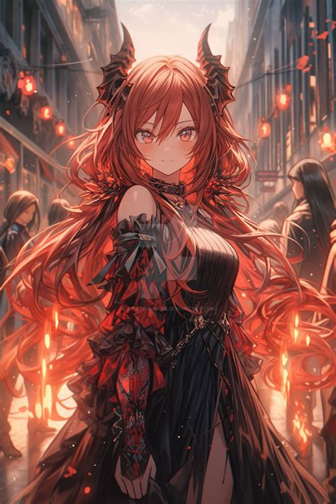 Demongirl By Albedoaianime On Deviantart