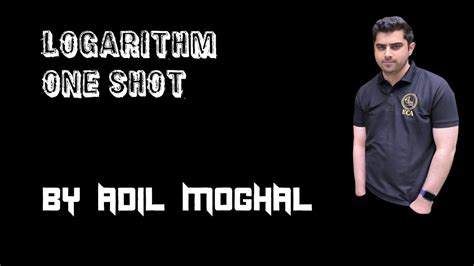 Basics Of Logarithm Youtube