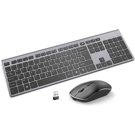 Joyaccess Ensemble Clavier Souris Sans Fil Azerty Clavier Souris Fil