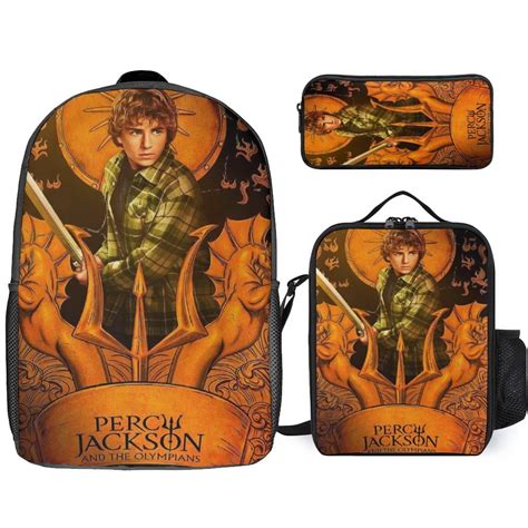 Percy Jack So Backpacks Set Casual Laptop Backpack With Insulated Lunch