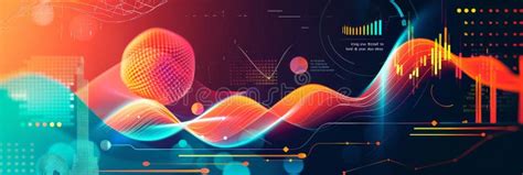 Abstract Data Visualization With Colorful Lines And Shapes This Abstract Image Symbolizes Data