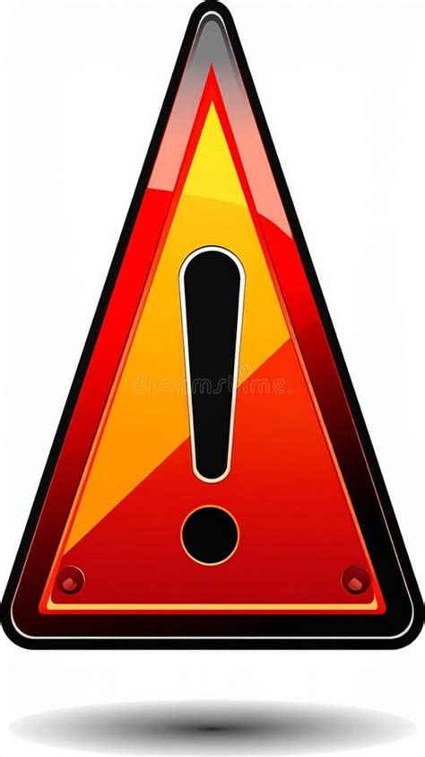 Glossy Yellow Traffic Sign Stock Illustrations 648 Glossy Yellow