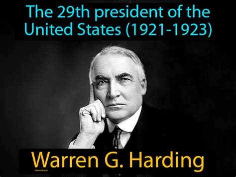 Warren G Harding Definition And Image Flippy