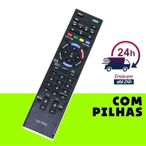 Controle Remoto Tv Sony Lcd Led Bravia Netflix Le 7009 Shopee