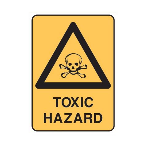Jabac Warning Sign Toxic Hazard