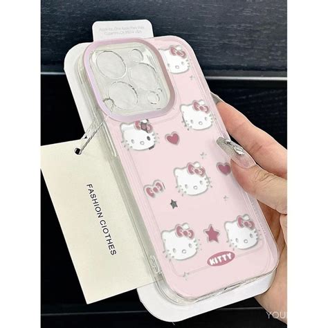 粉色少女心kitty Iphone 15plus 12promax 13promax 14適用於pro Xr Xs 11 蝦皮購物