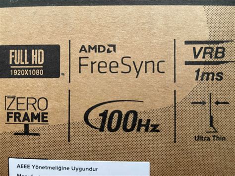 Монитор 23.8" Acer SA242YEbi Black Full HD IPS, 100Hz, 1ms, HDMI/VGA: 5 ...
