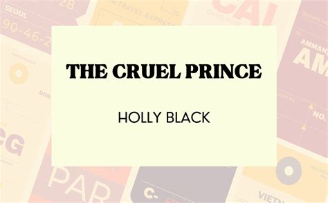 The Cruel Prince 1st Book From The Folk Of The Air Series