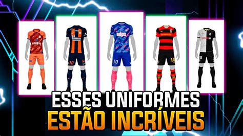 TOP UNIFORMES MAIS BONITOS DO EFOOTBALL YouTube