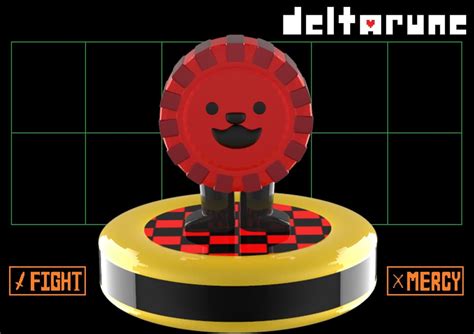 3d Model Of C Round Deltarune