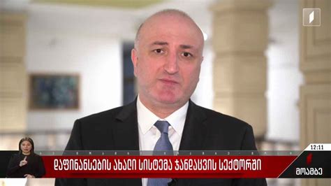 დაფინანსების ახალი სისტემა ჯანდაცვის სექტორში Youtube