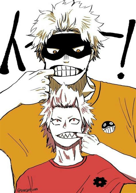 Fatgum And Kirishima Eijirou Personajes De Anime Dibujos Chibi