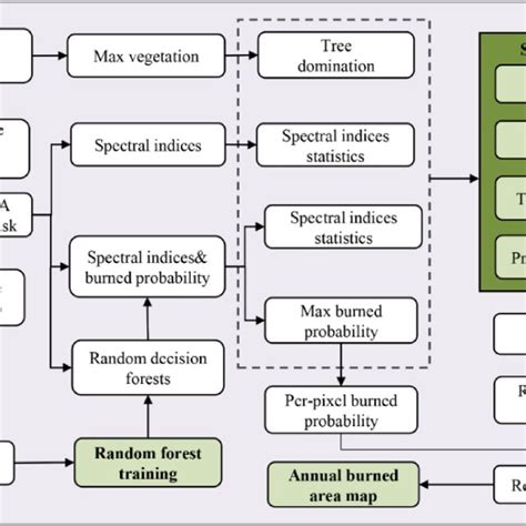 Workflow For Burned Area Mapping Download Scientific Diagram