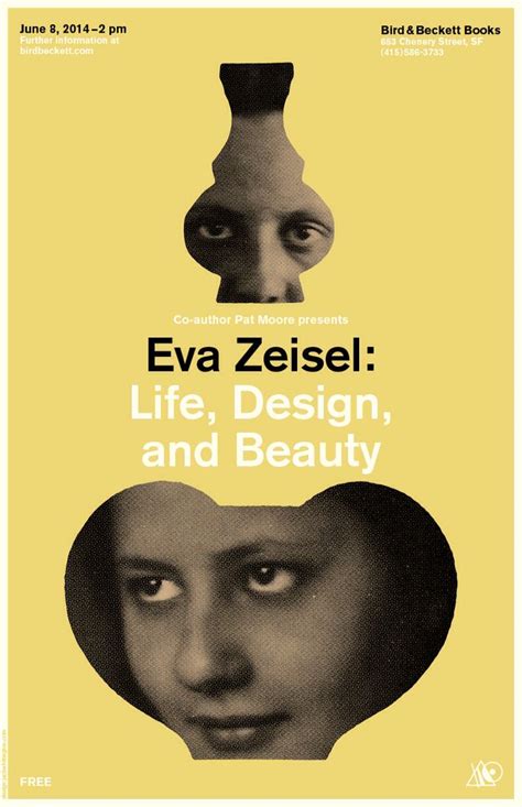 Jack Whittington Eva Zeisel Poster Design Eva Zeisel Poster Design Design Working