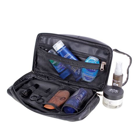 Mens Leather Washbag Ar Brand Store